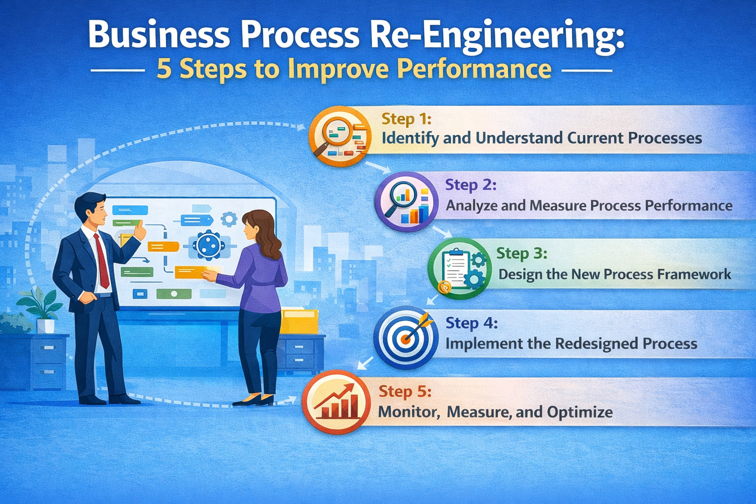 Business Process Re-Engineering: 5 Steps to Improve Performance - CAC
